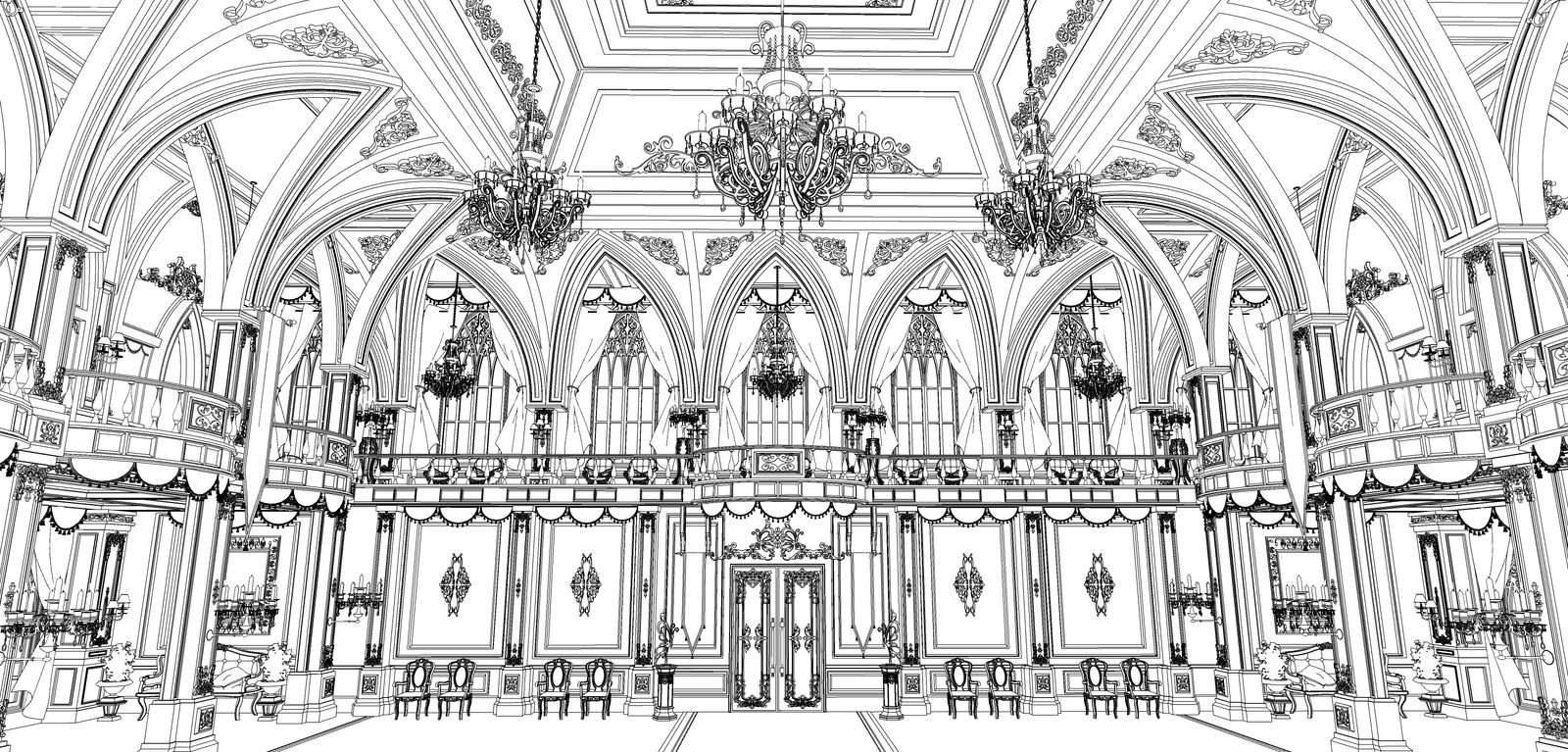 Romantic Fantasy Dance Hall