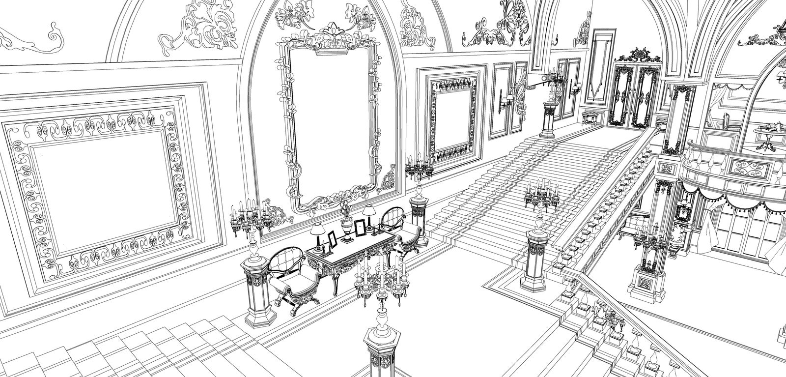 Romantic Fantasy Dance Hall