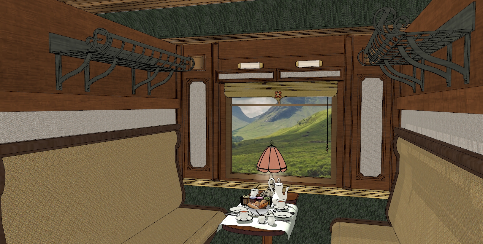 UK/Europe - Train interior 4 types
