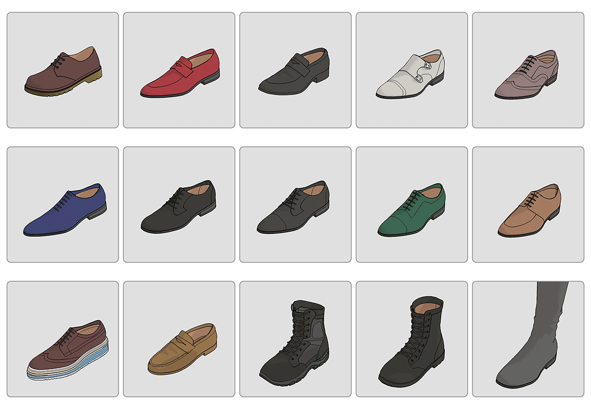 Webtoon Essential 3D Foot Pose