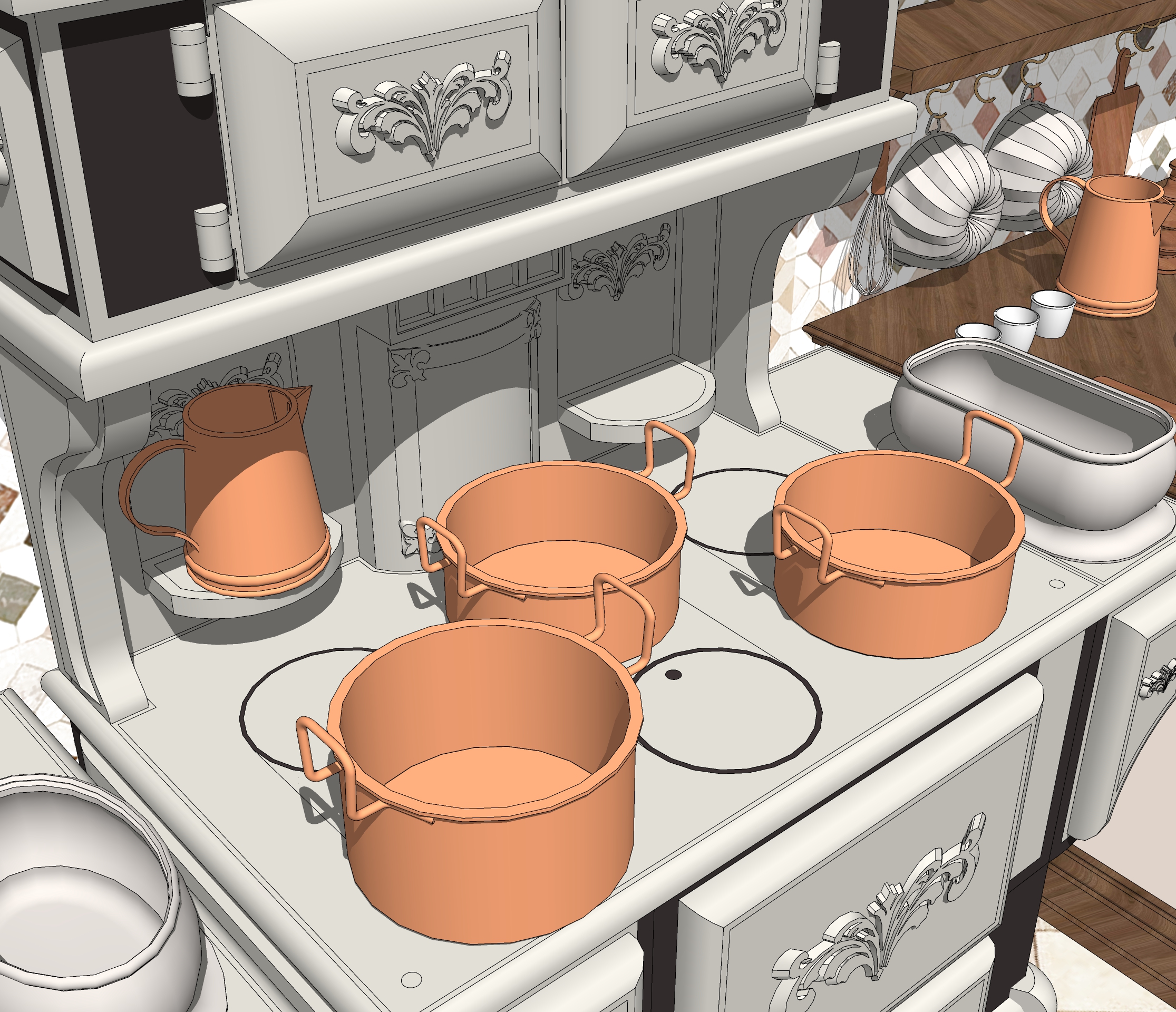 High-End Weapon Shop Set