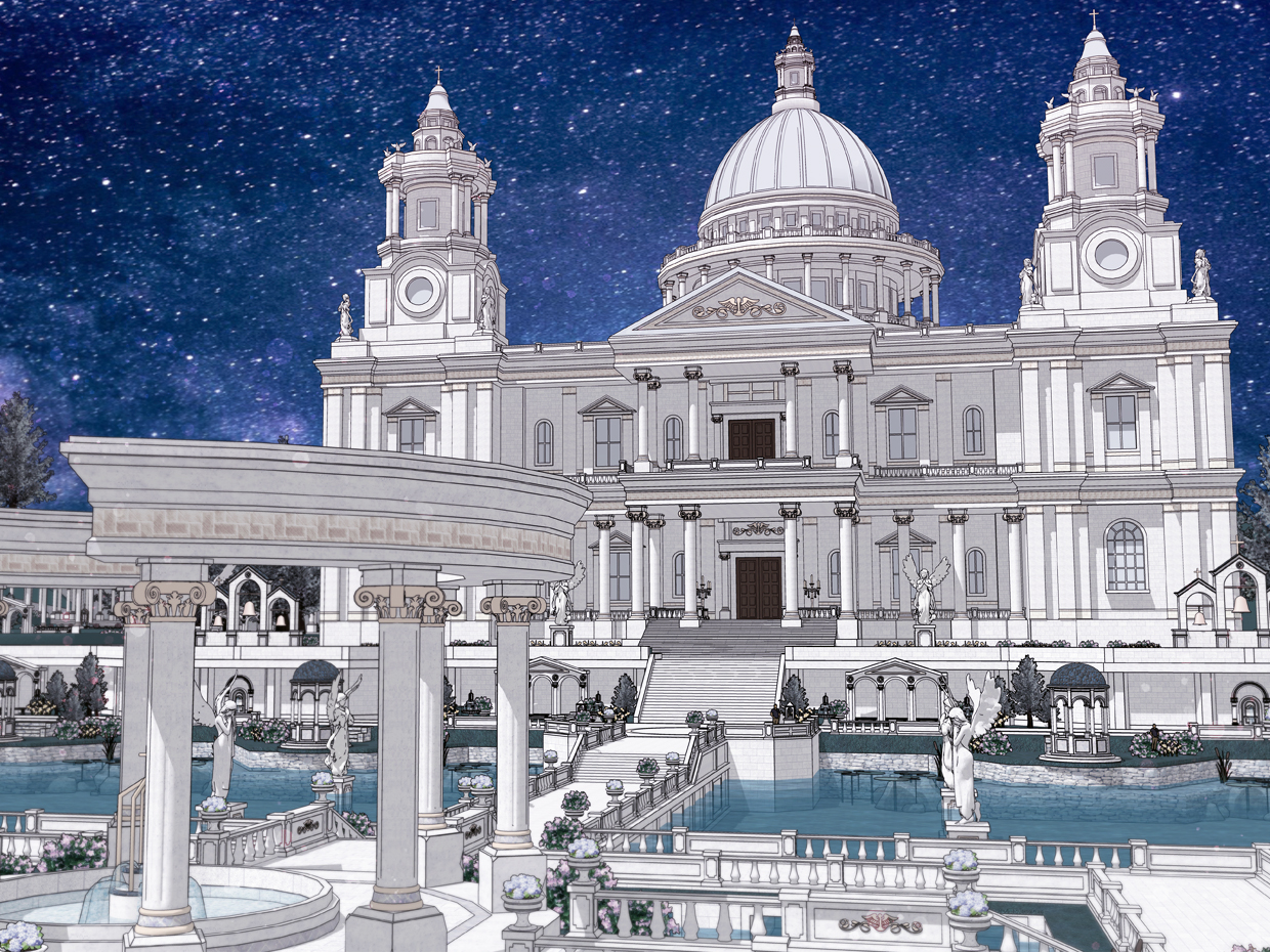 3 Types of Fantasy Temple Exteriors