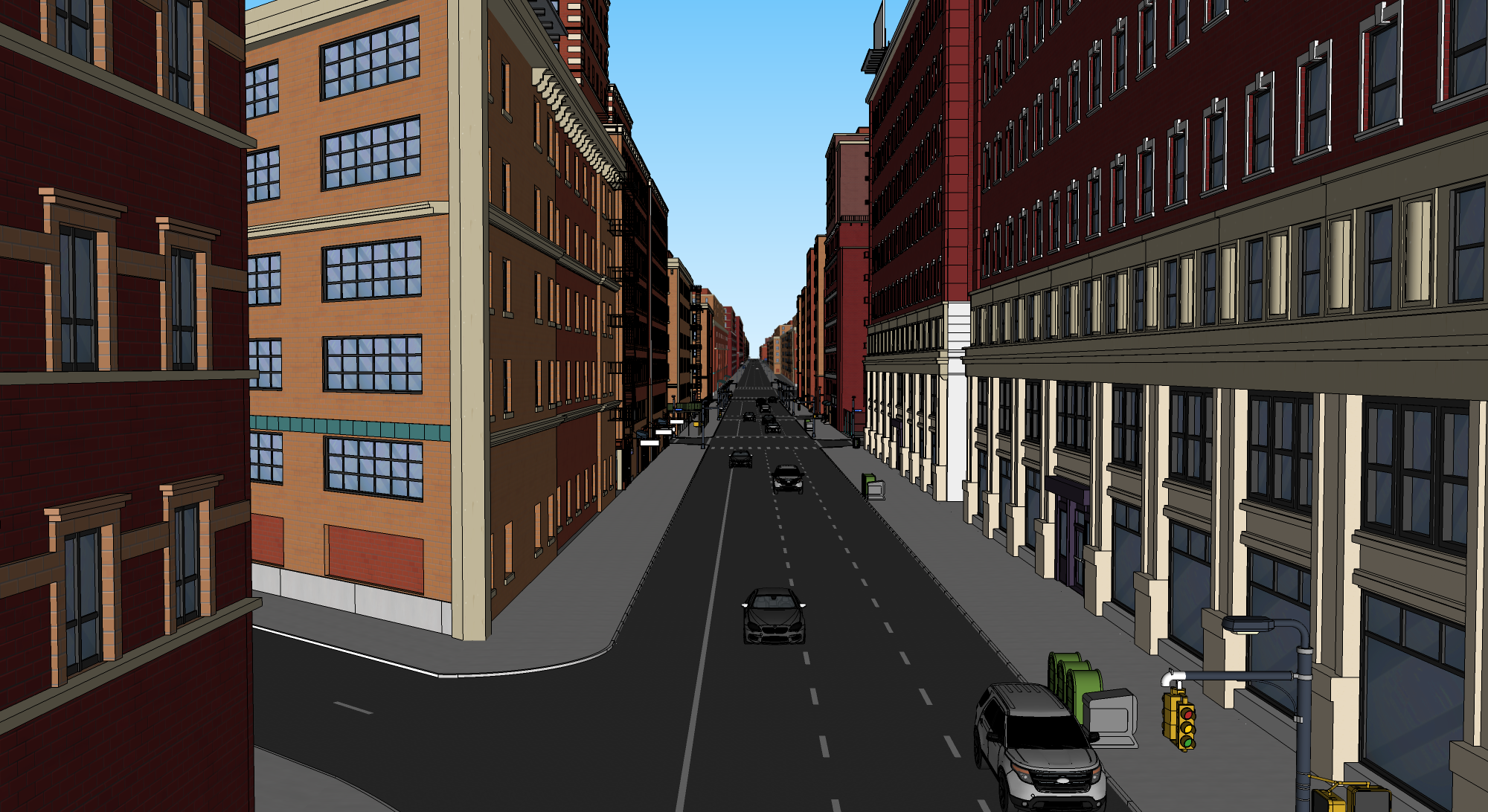 New York Style Street