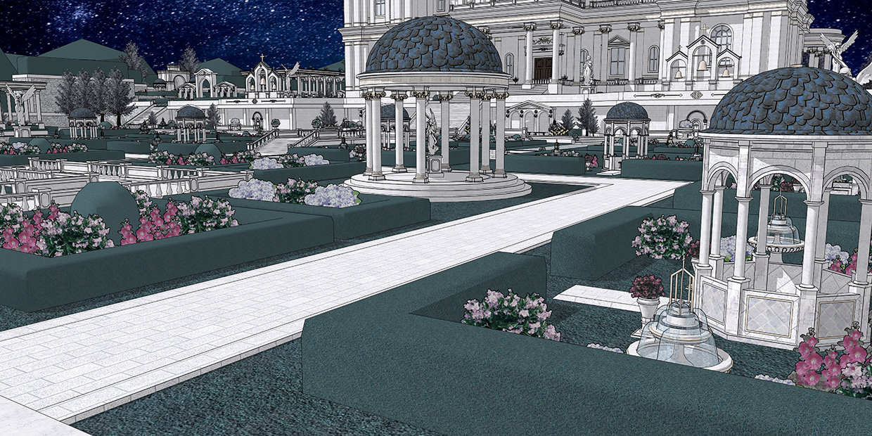 3 Types of Fantasy Temple Exteriors