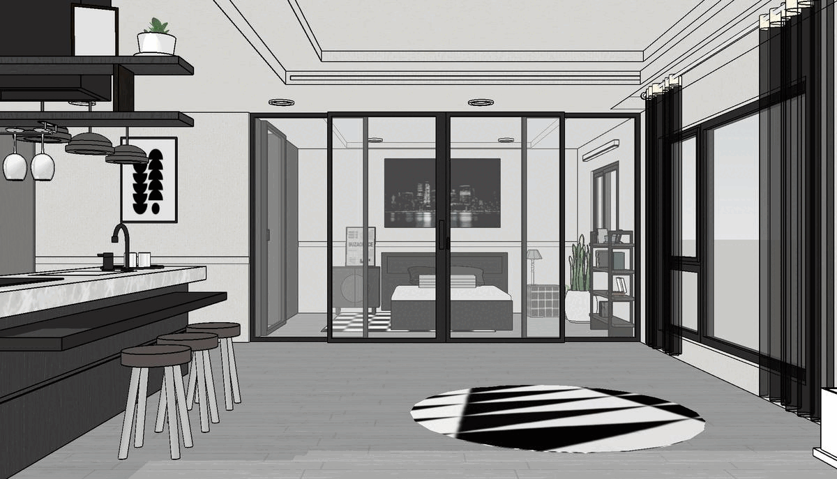 Set Of 3 Types Inside A Studio