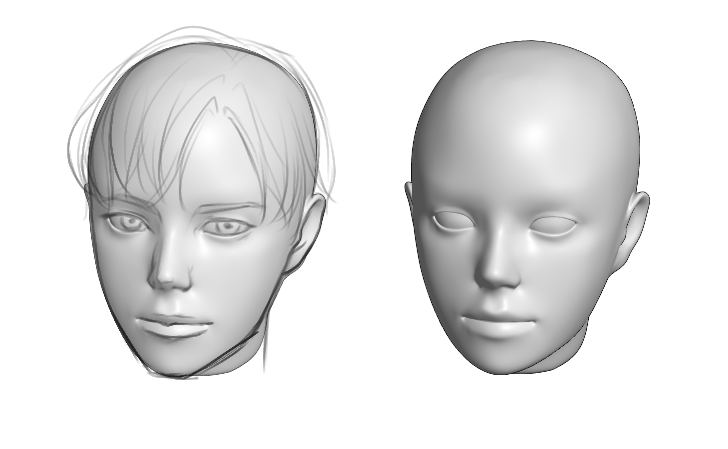 Head Models (3 Types)