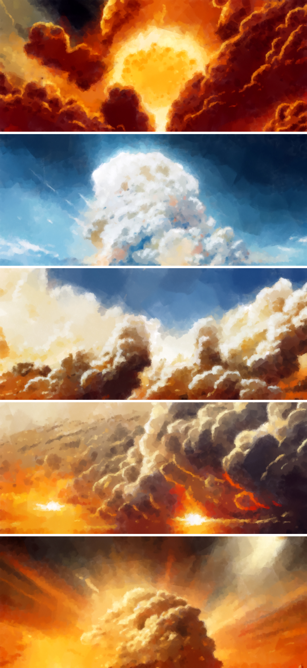 Drawing Background Pack: Apocalypse Sky 175+ (A Set)