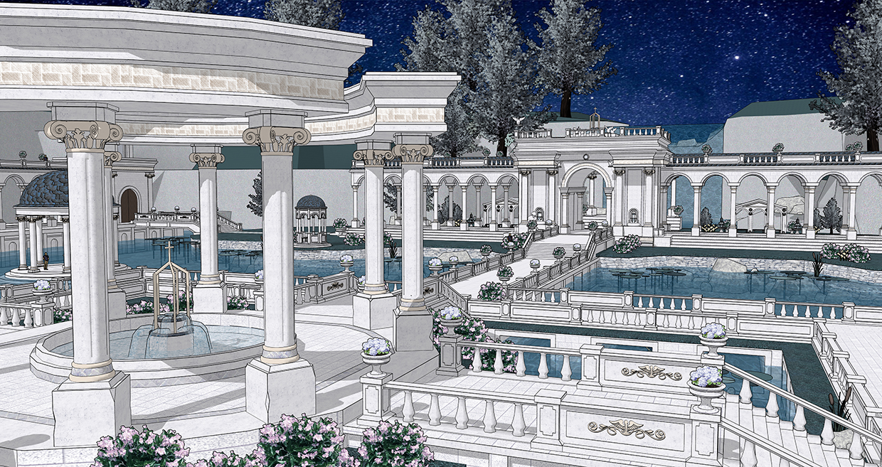 3 Types of Fantasy Temple Exteriors