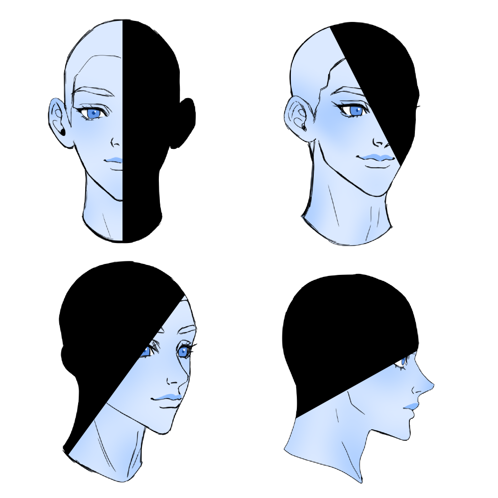Traceable Male head Brushes Part 1