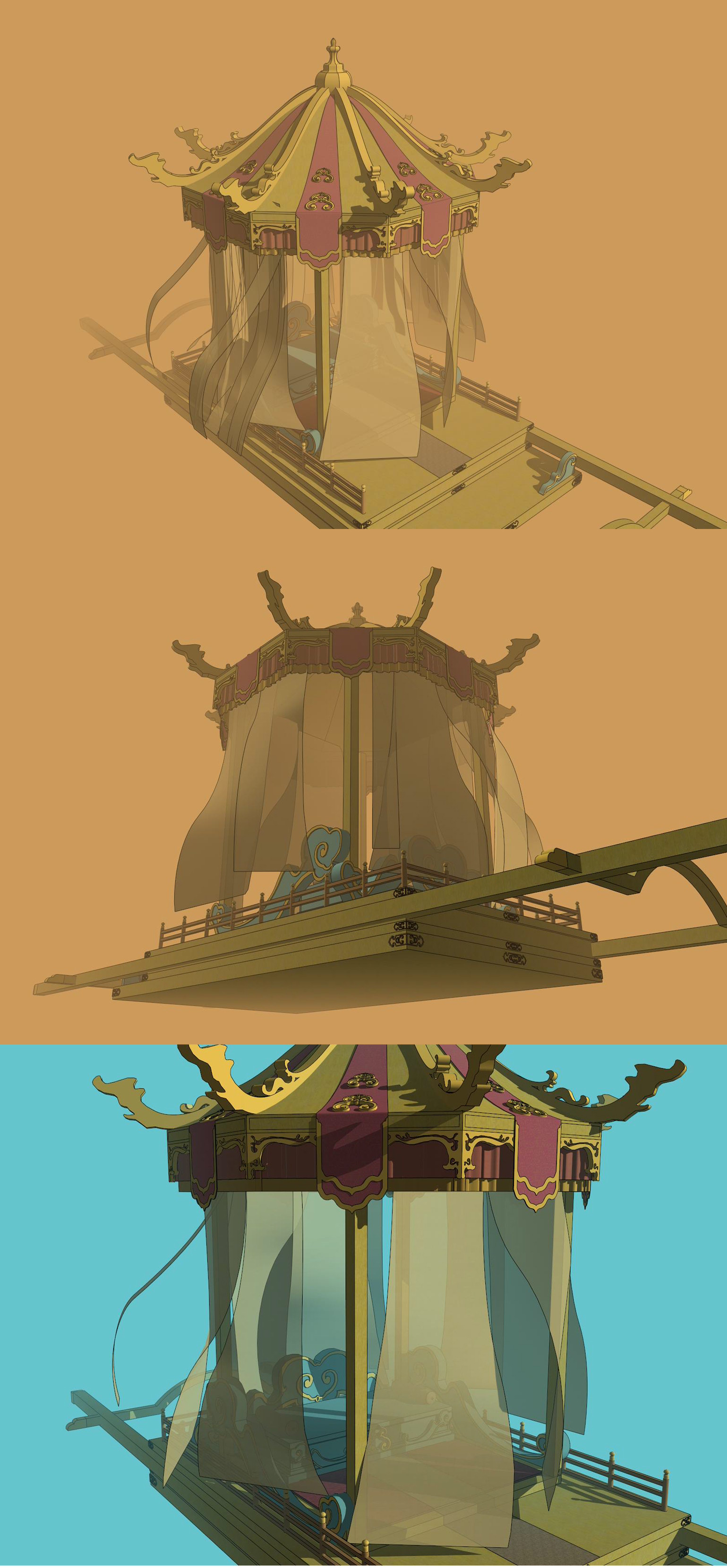 Sunhyeop Fantasy Style Palanquin Carriage