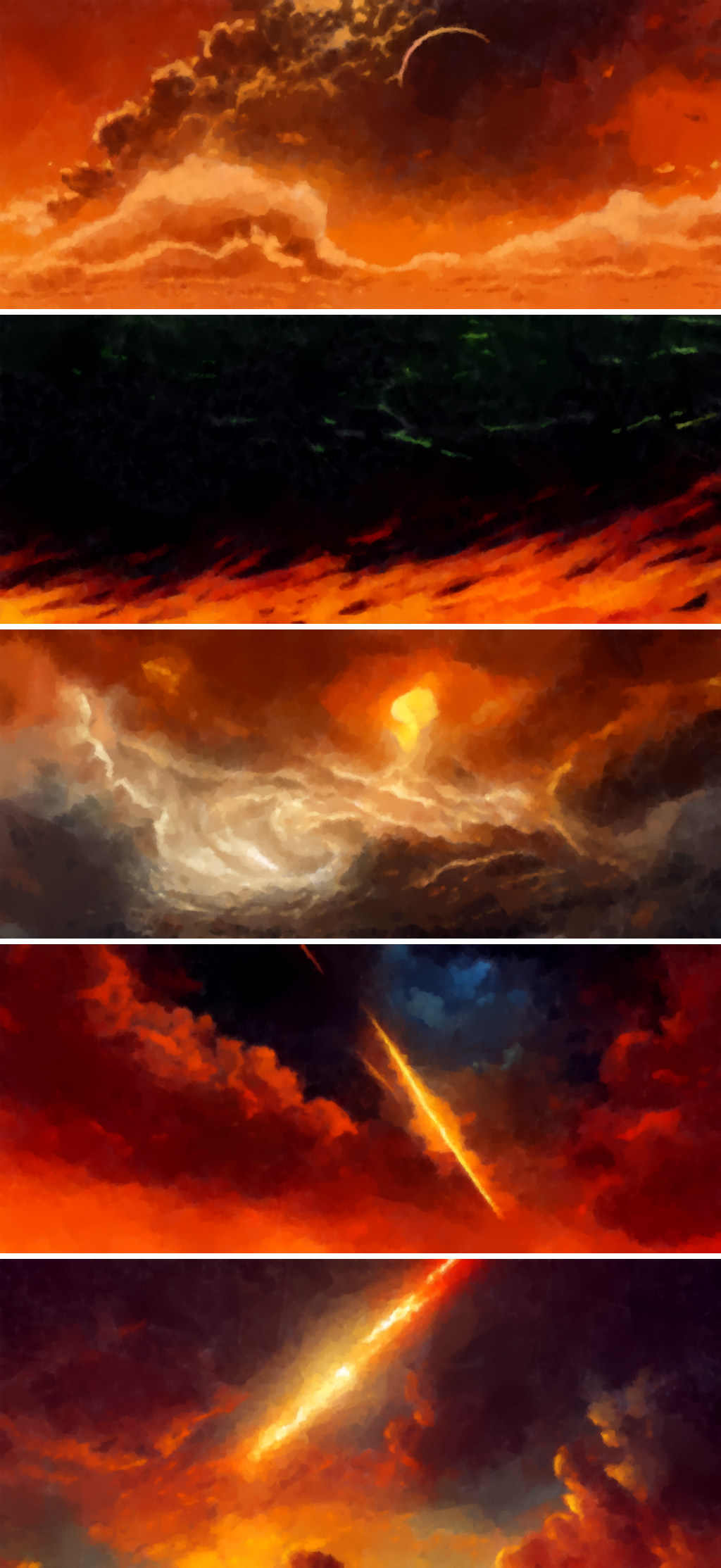 Drawing Background Pack: Apocalypse Sky 175+ (B Set)