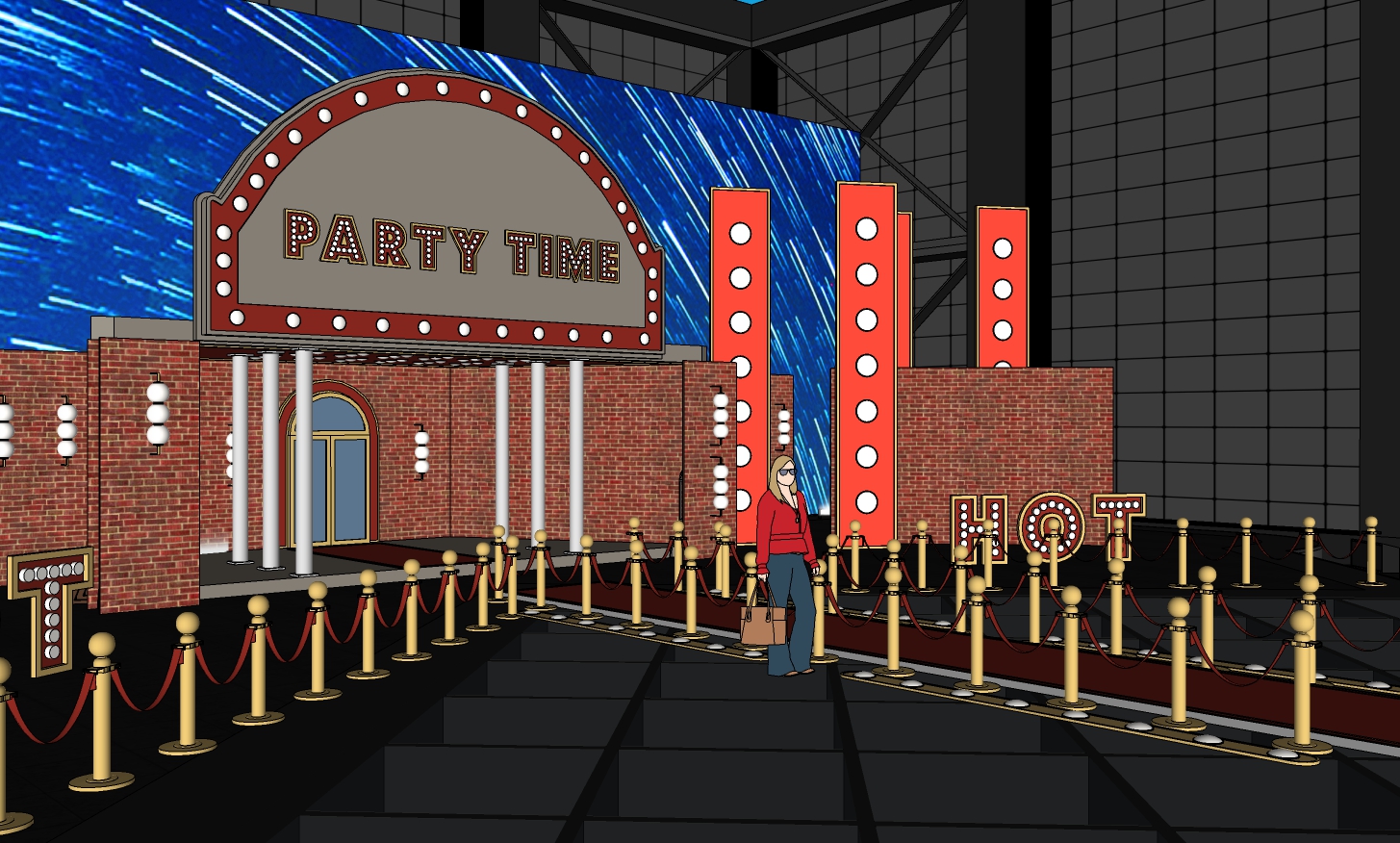 K-POP Music Show Stage and Idol's Dorm