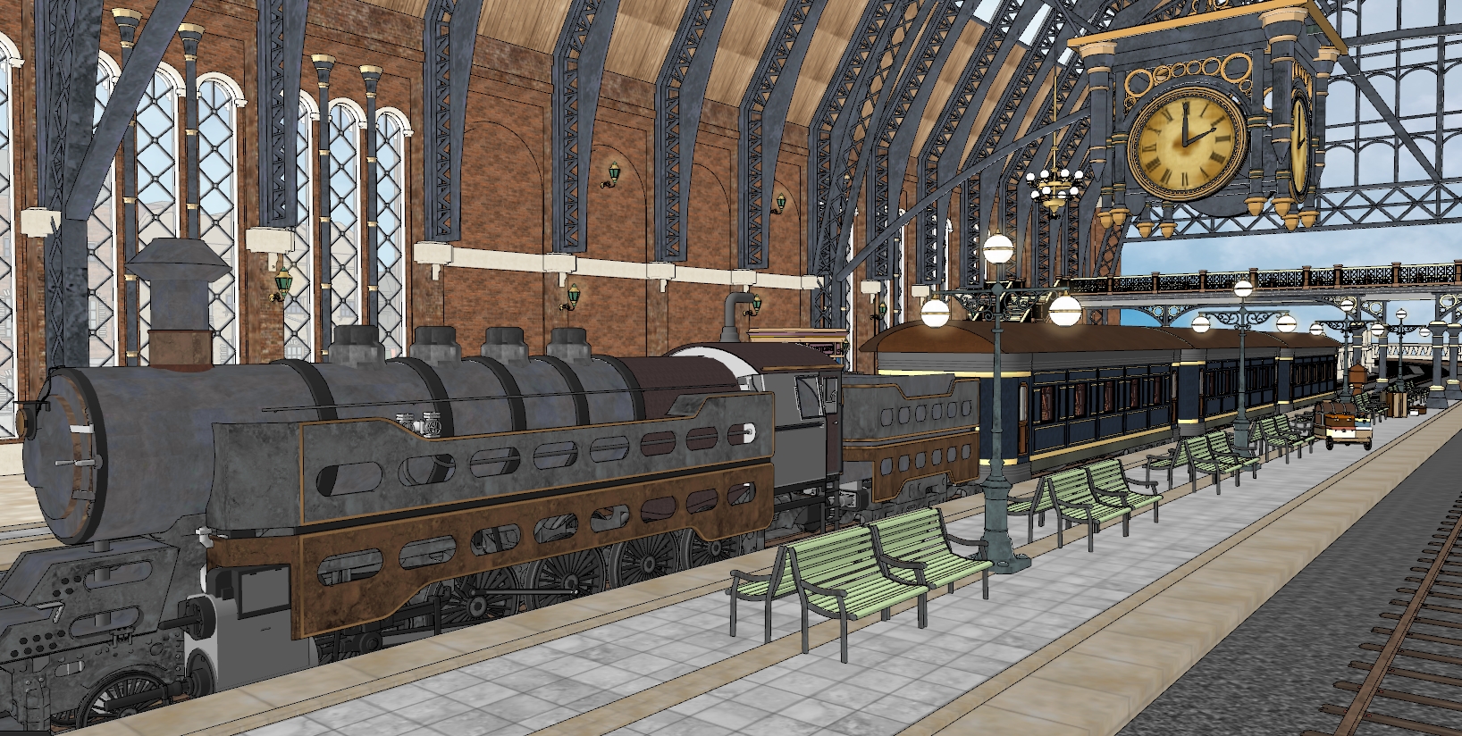 UK/Europe - Train interior 4 types