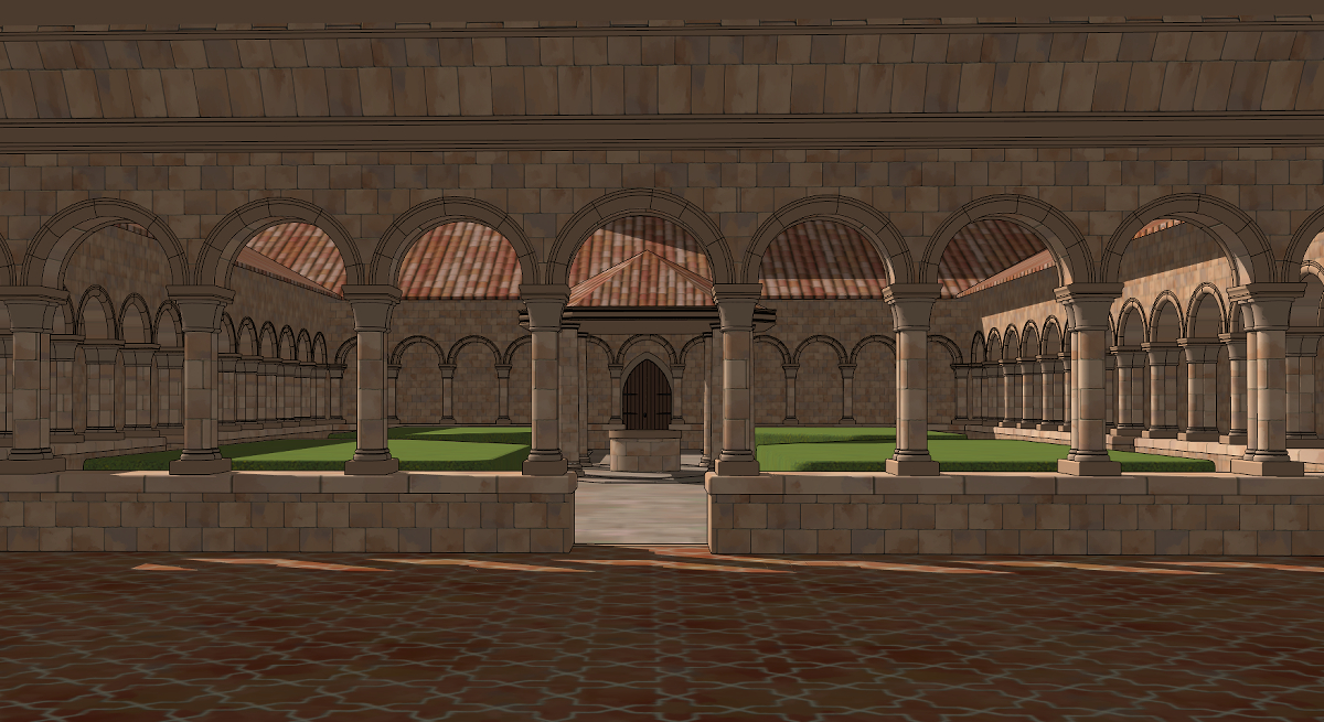 Temple Courtyard
