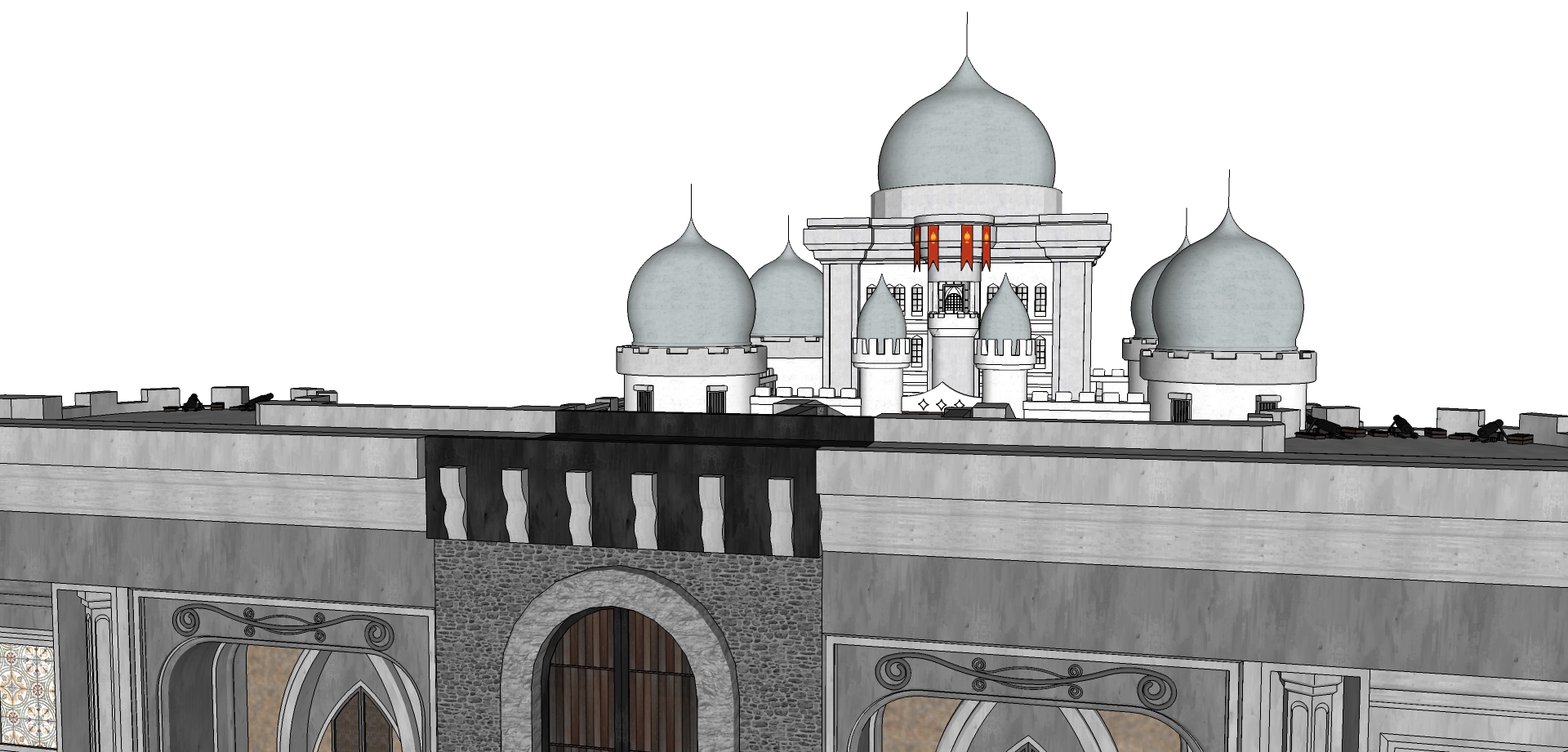 Medieval Castle Square