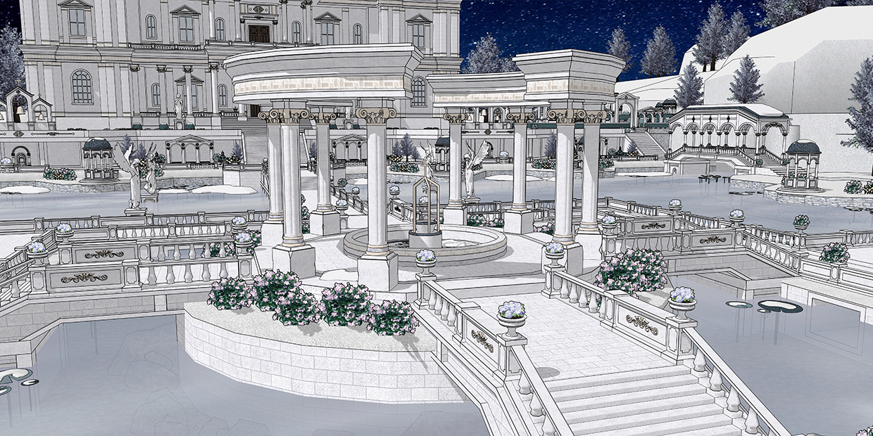 3 Types of Fantasy Temple Exteriors