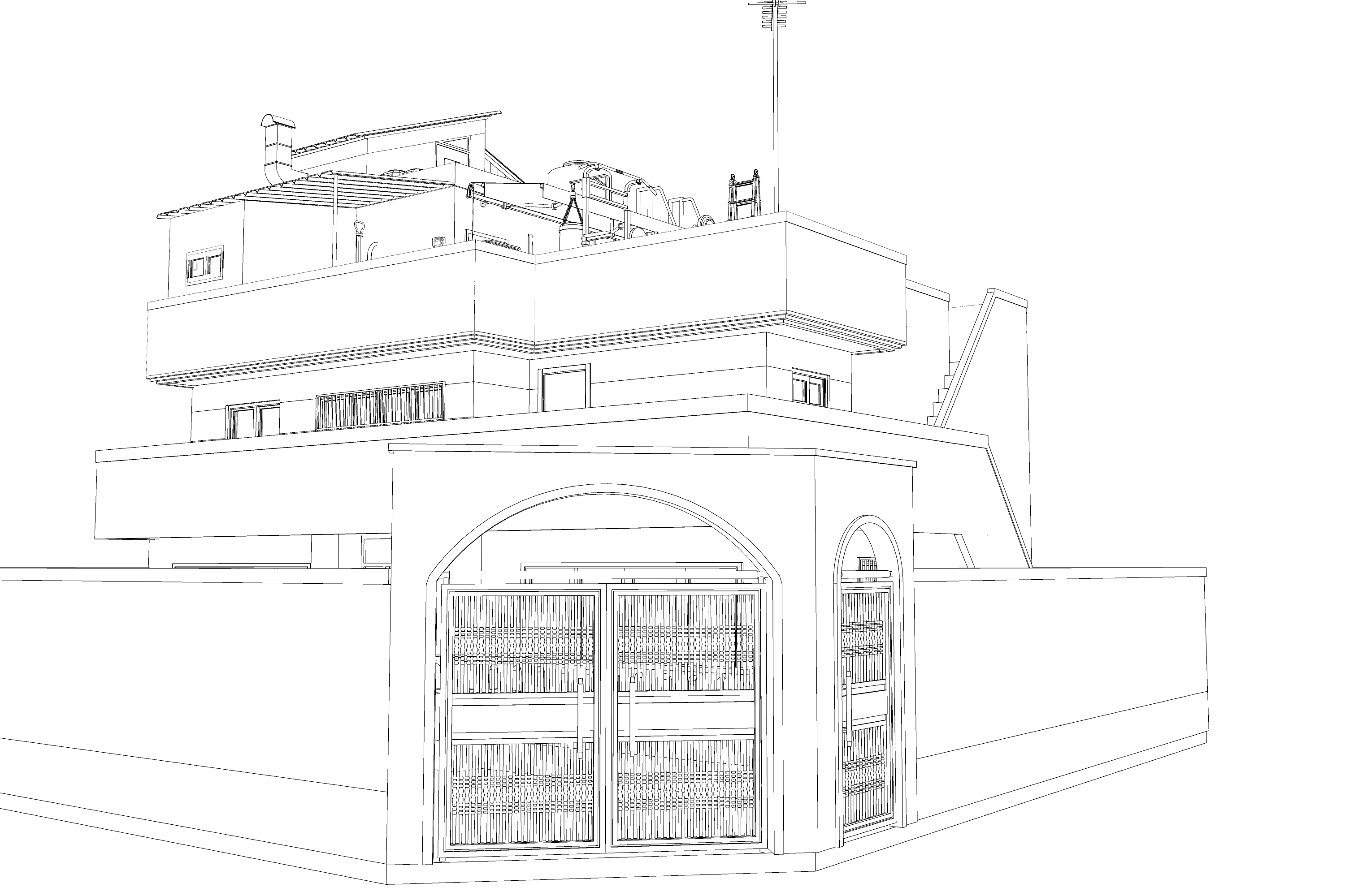 15 Interior Models - Rooftop House