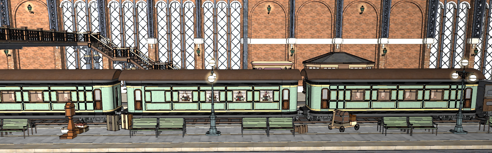 UK/Europe - Train interior 4 types