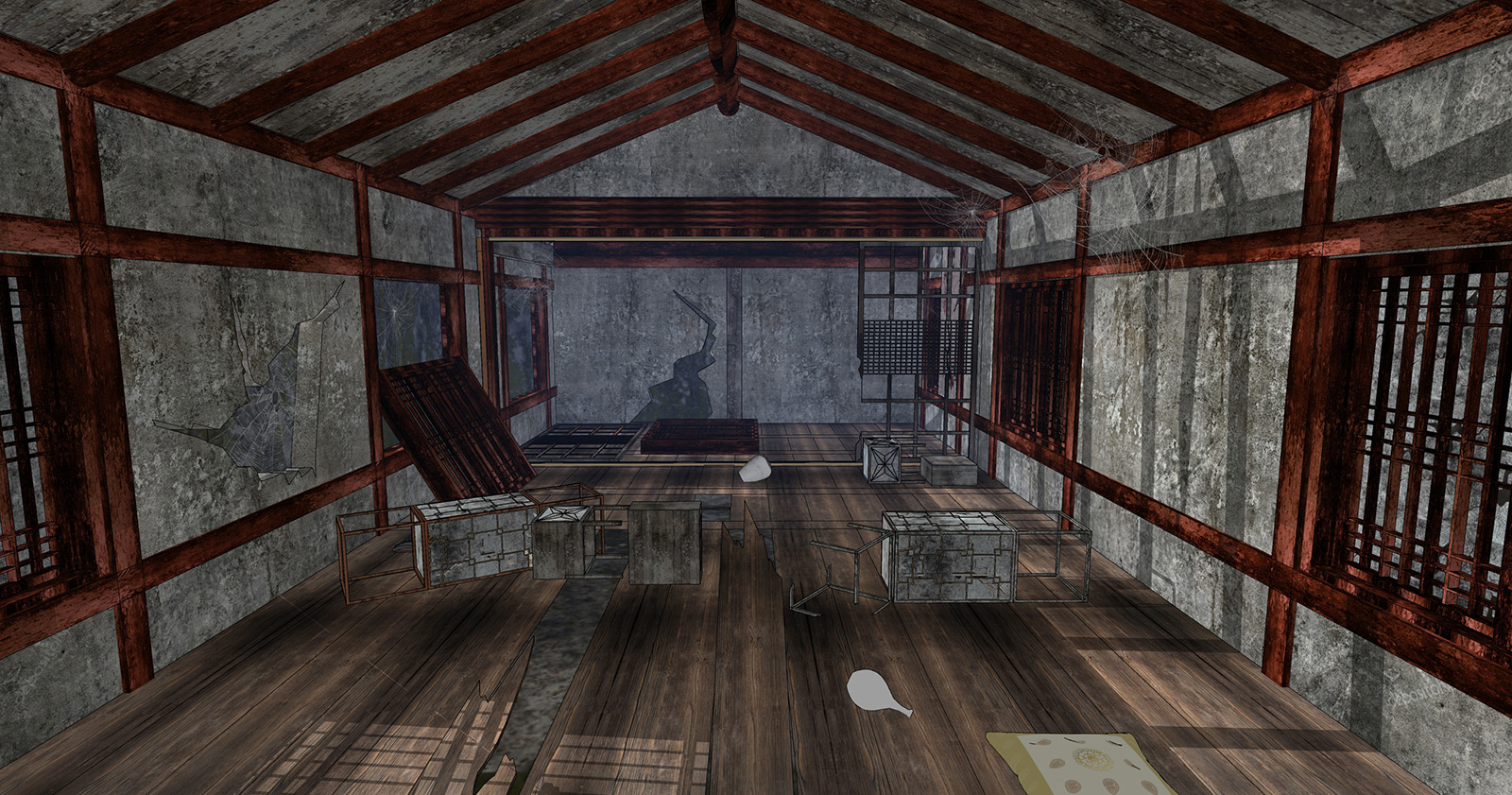 Gyeongseong Scandal - Hanok Building and Hanok Garden (ruin)