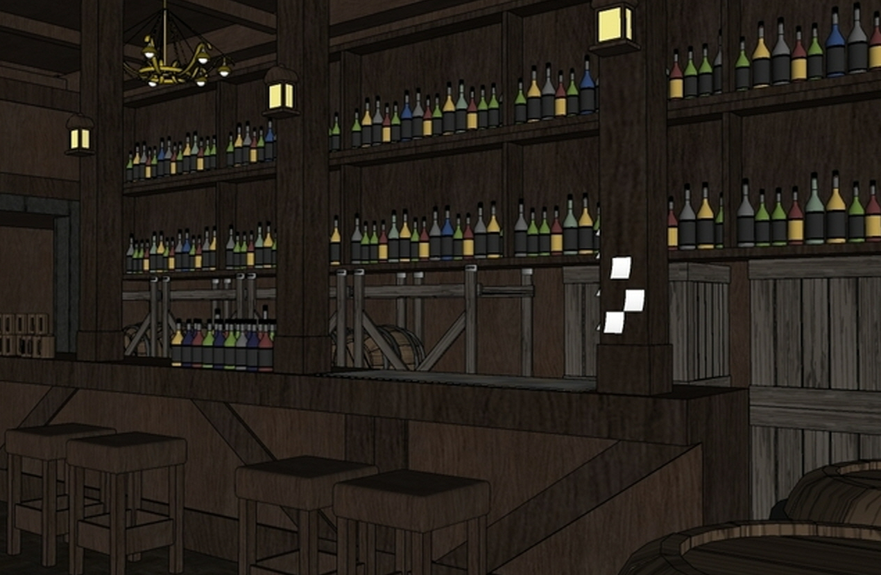 Medieval Pub Interior