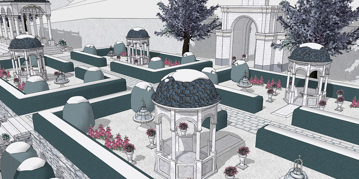 3 Types of Fantasy Temple Exteriors