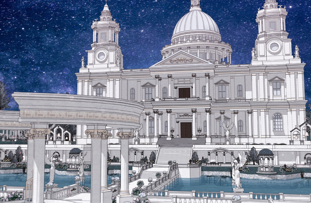 3 Types of Fantasy Temple Exteriors