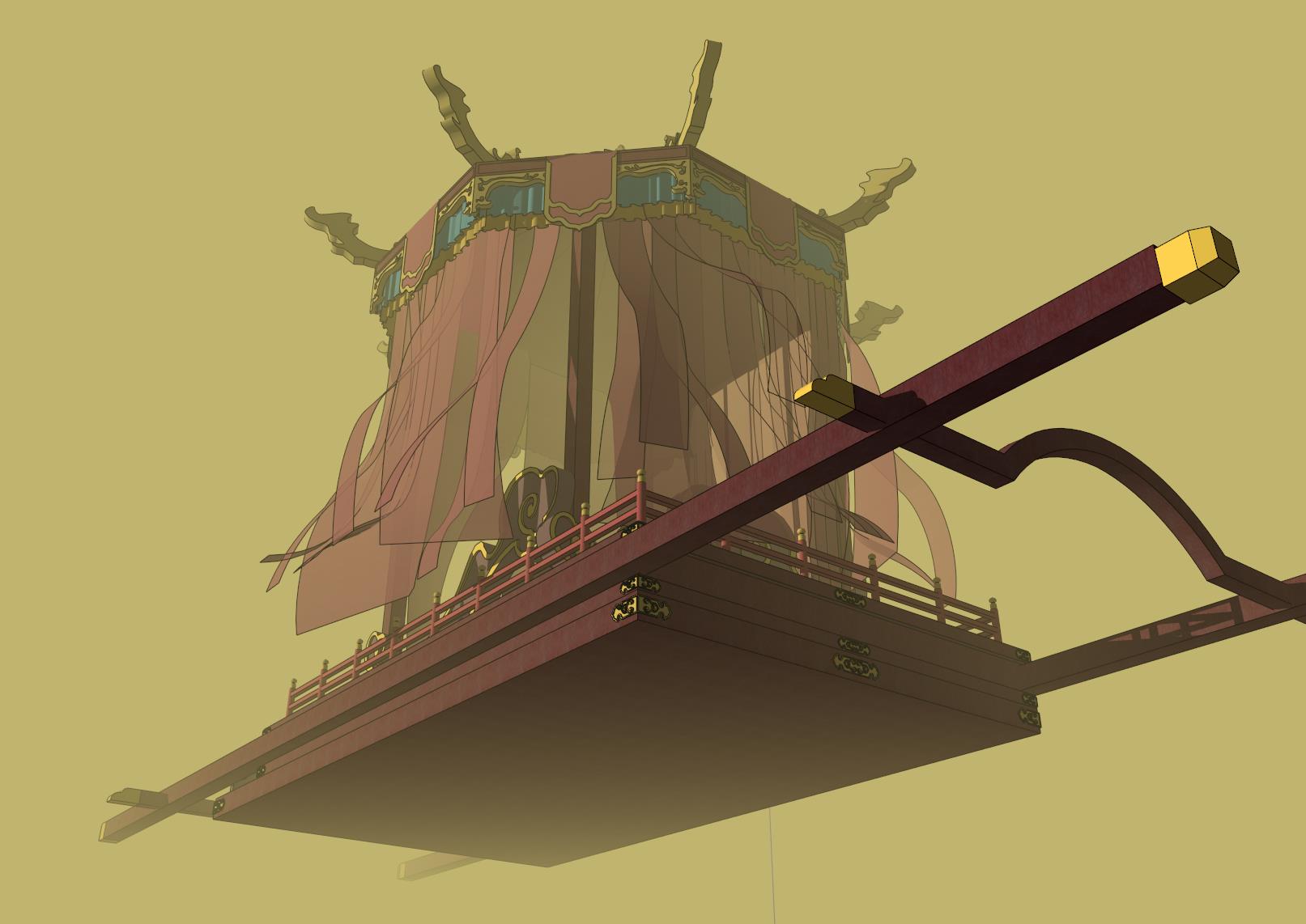 Sunhyeop Fantasy Style Palanquin Carriage