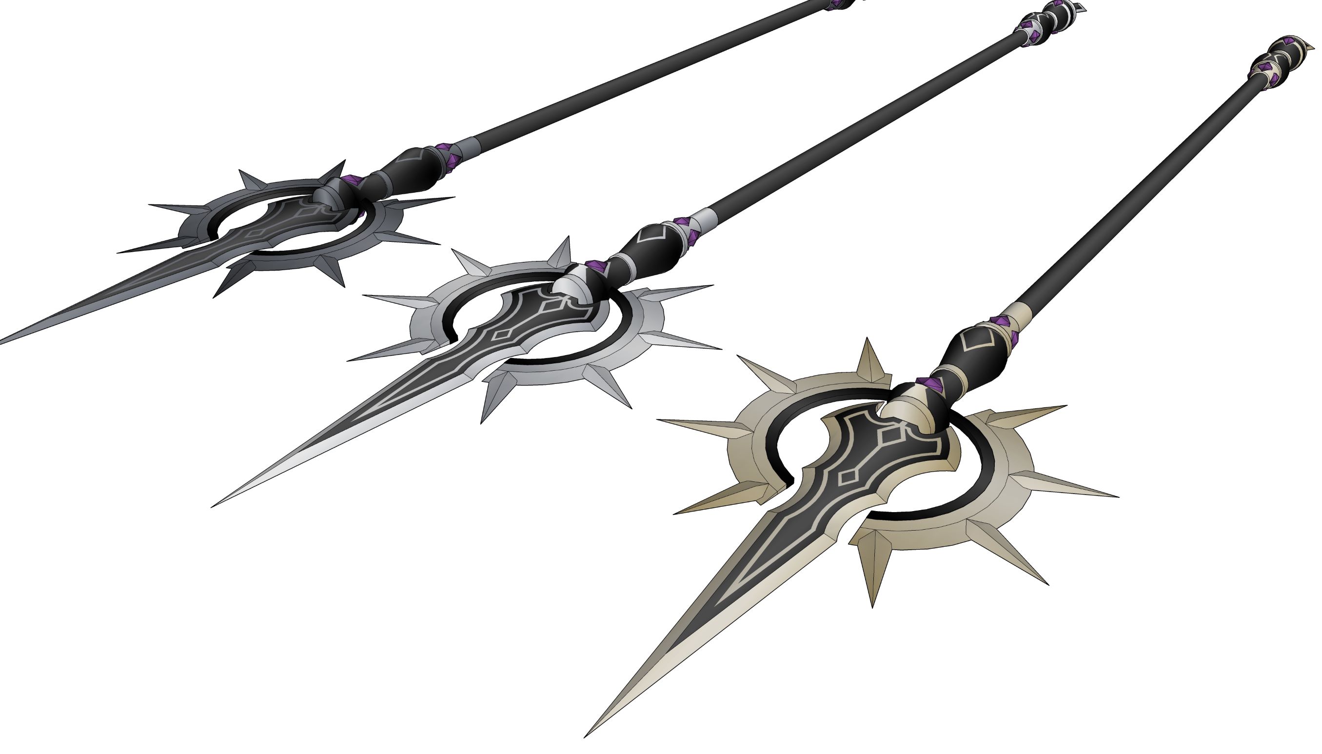 Fantasy Weapon - Spear (15 Types)