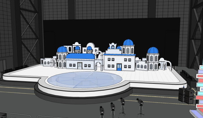 K-POP Music Show Stage and Idol's Dorm