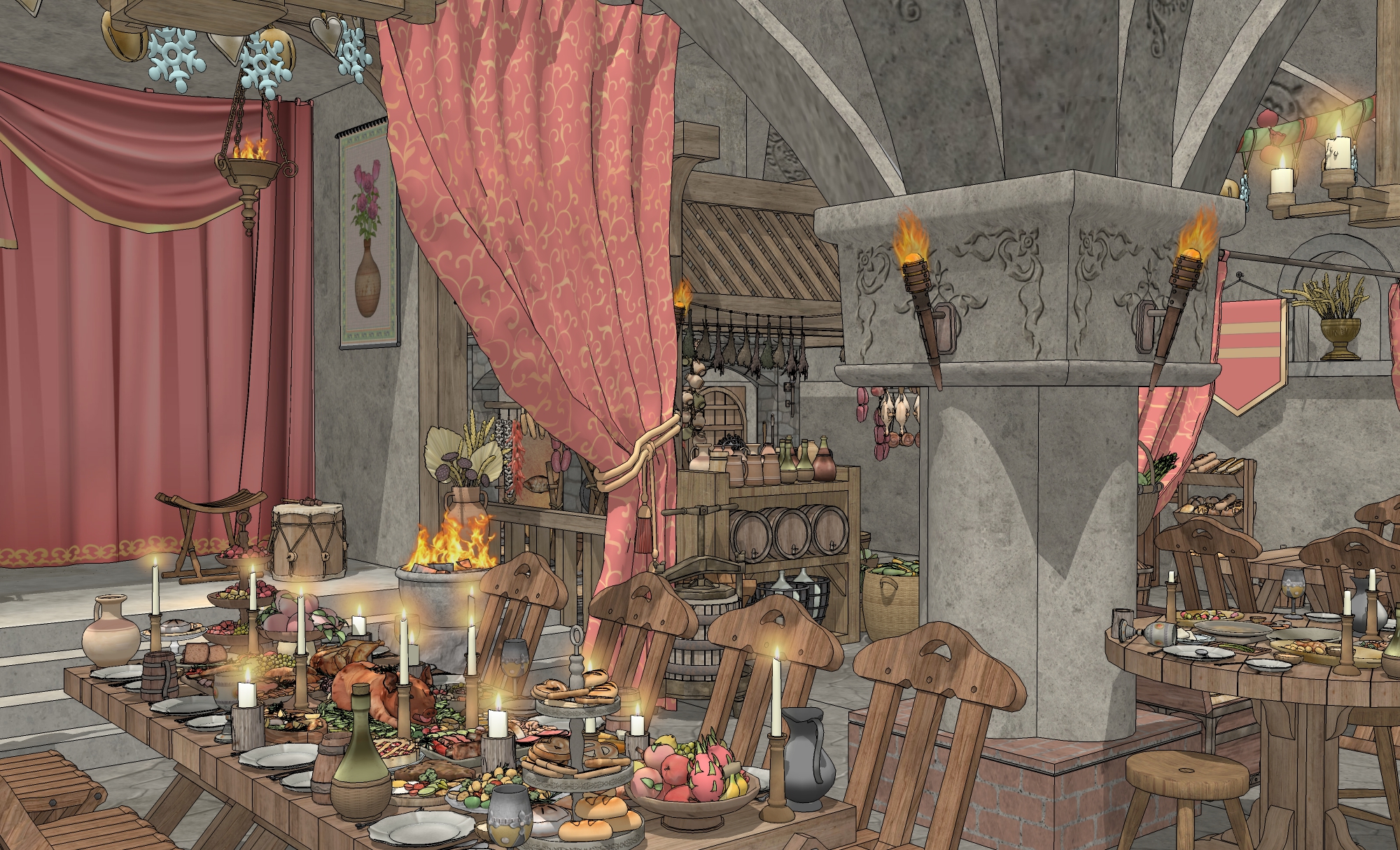 Restaurant with Stage