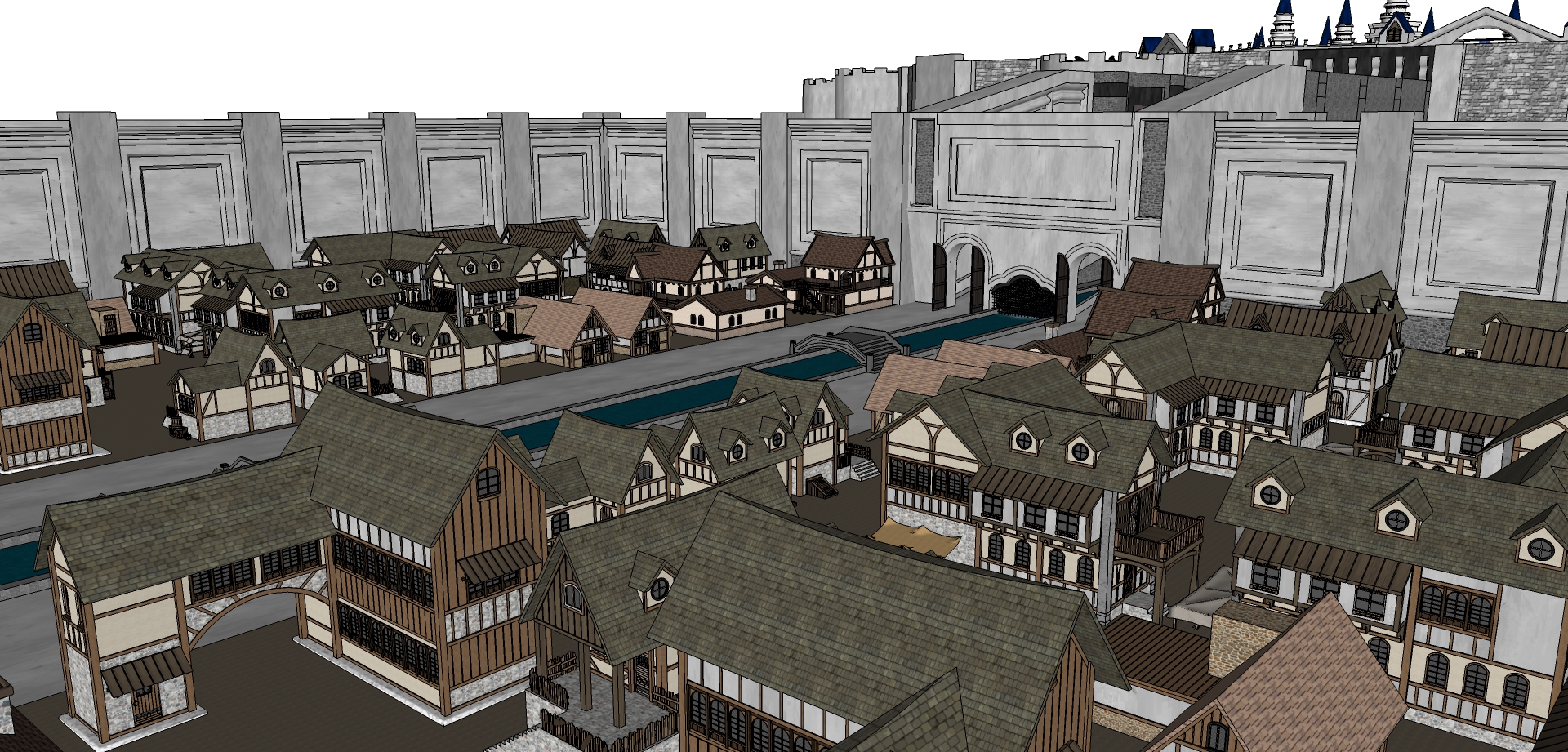 Medieval Castle Square