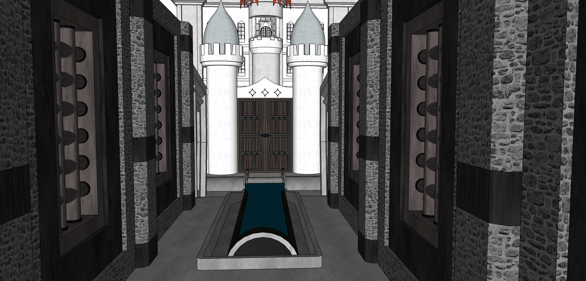 Medieval Castle Square