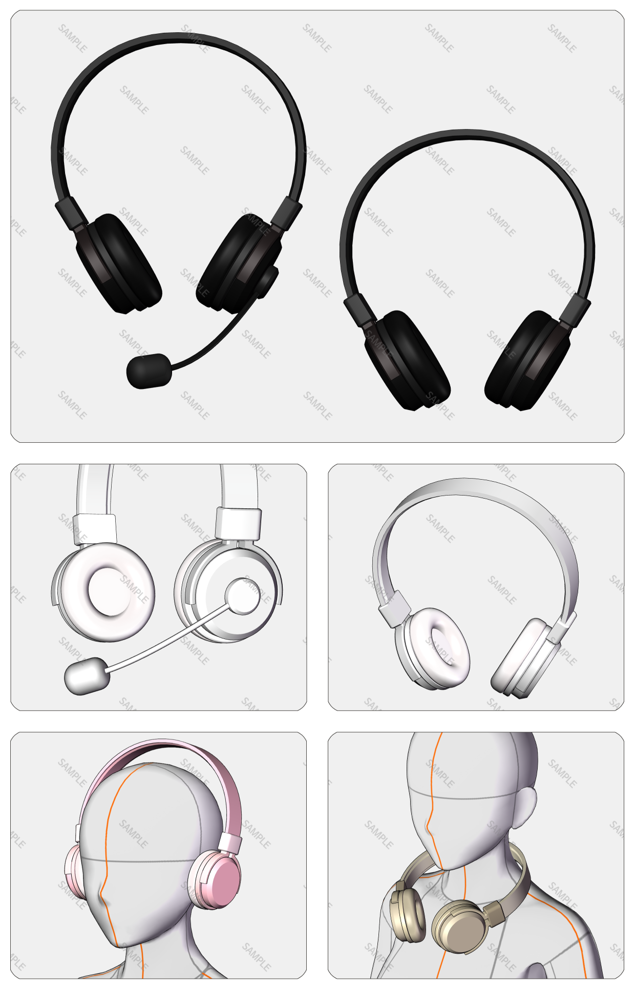 Clip Studio 3D Props Set - Cameras, Watches, Bags and More