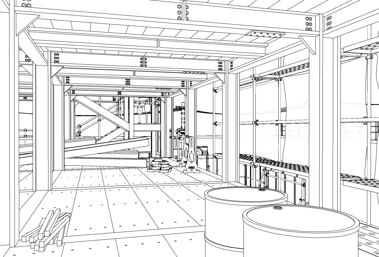 Back Street for Action Scene - Daytime/sunset/night