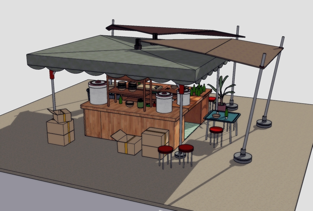 Noir Hong Kong Food Stall