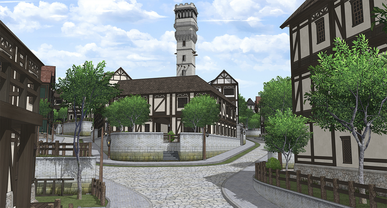 Fantasy Village Full Set (Town Exterior + Cathedral + Pub + House)
