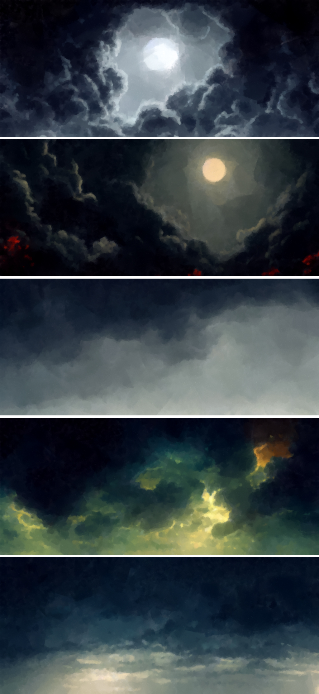 Drawing Background Pack: Apocalypse Sky 175+ (A Set)