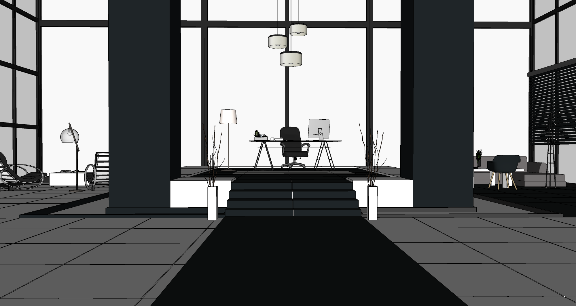 President's Modern Office