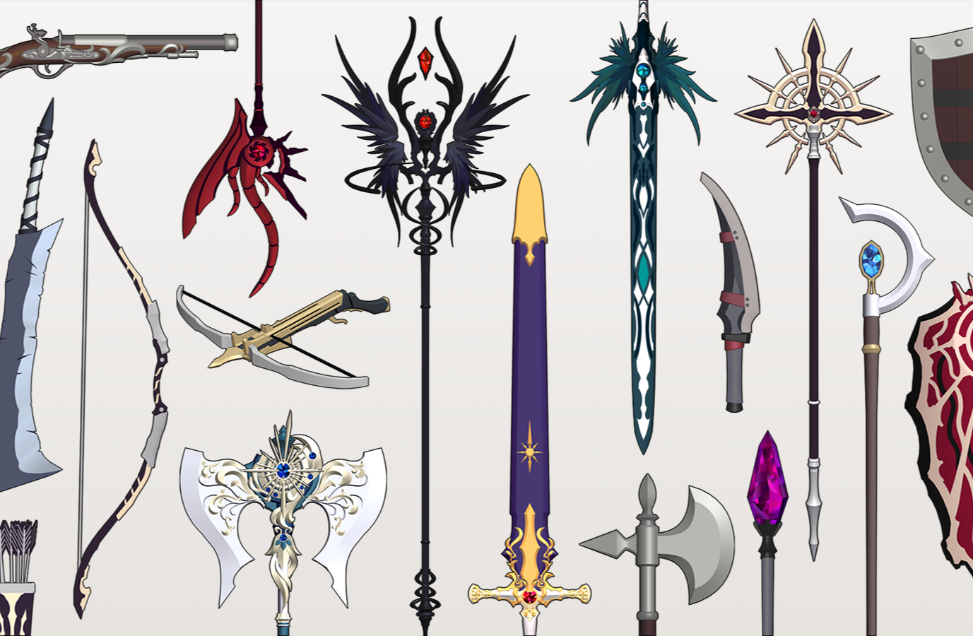 Clip Studio 3D Fantasy Weapon Collection Full Set