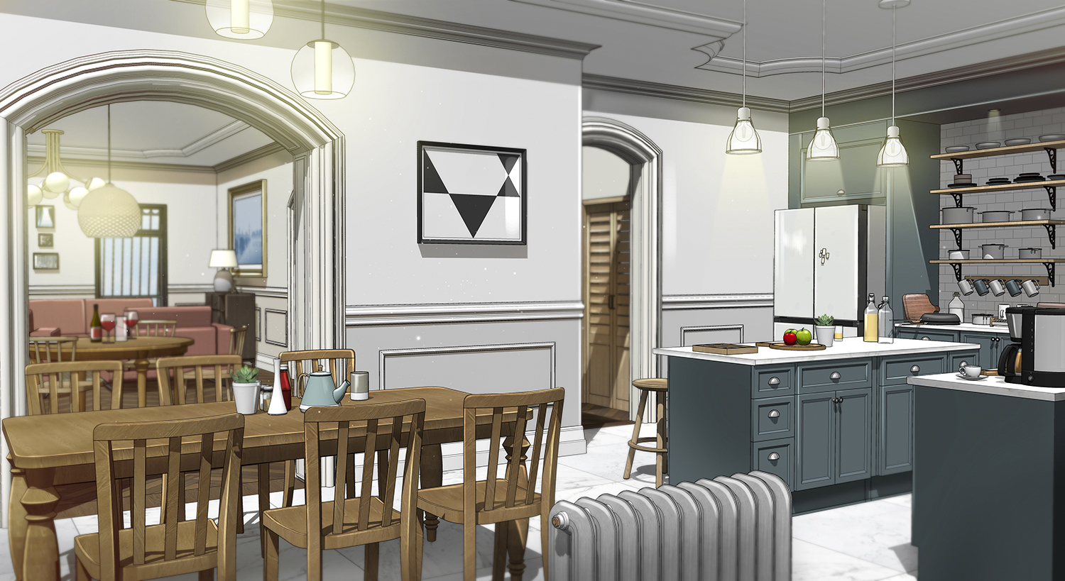Four Seasons American Village - Middle Class Apartment