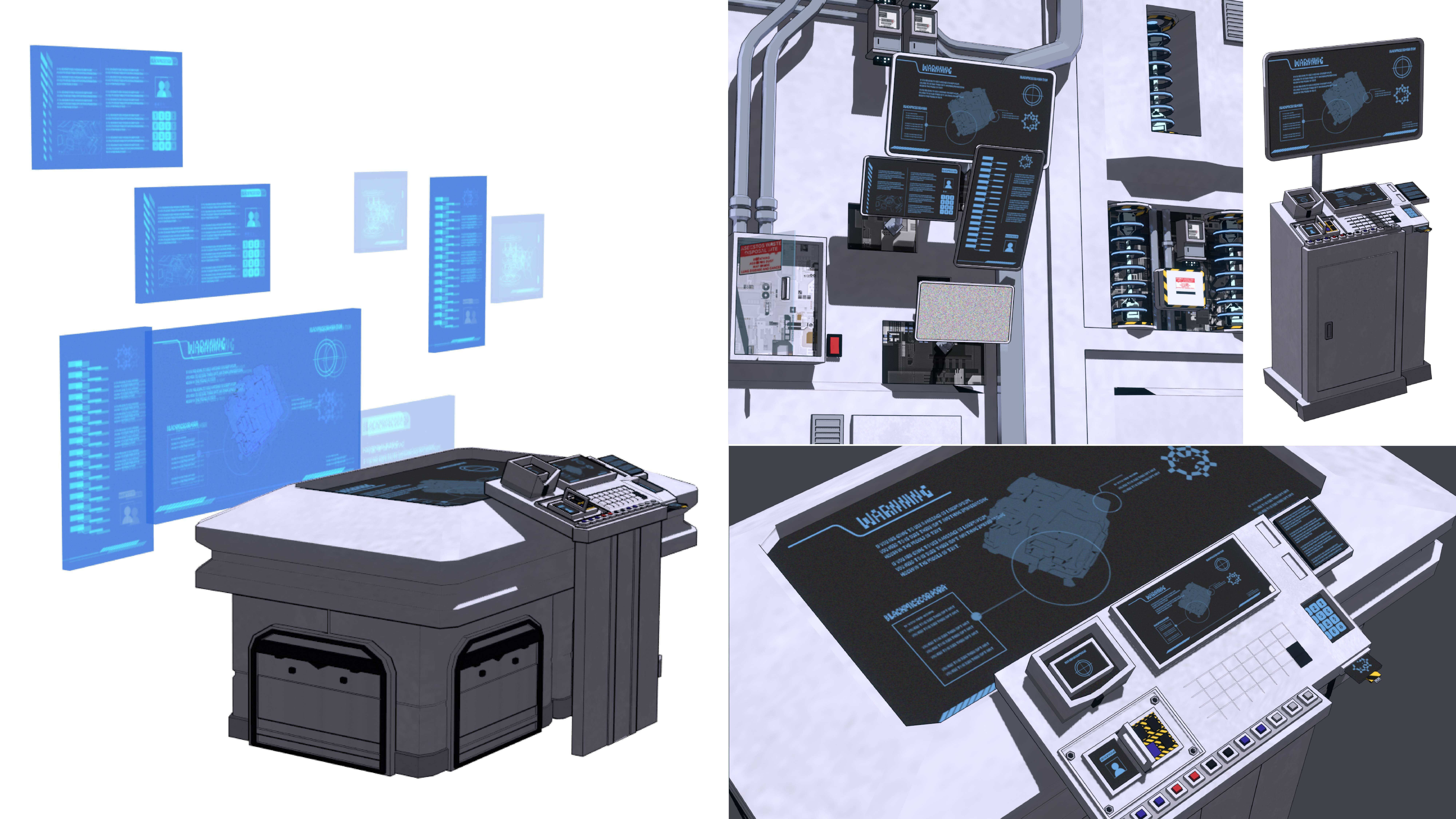 SF Dystopia Hidden Underground Laboratory