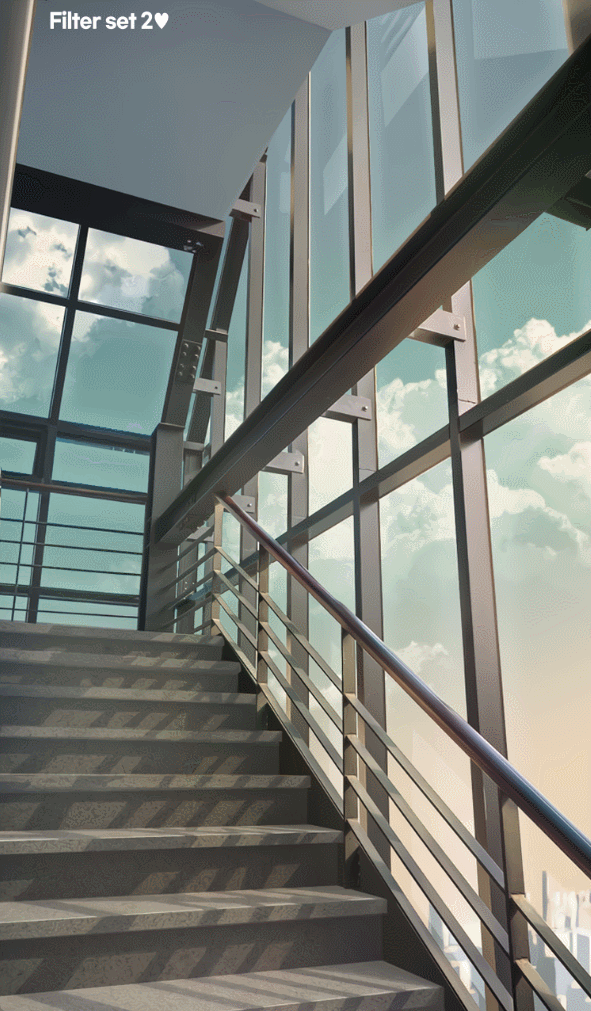 Shorten time! 3 gradation filters (vibid color, mood fog, filter set)