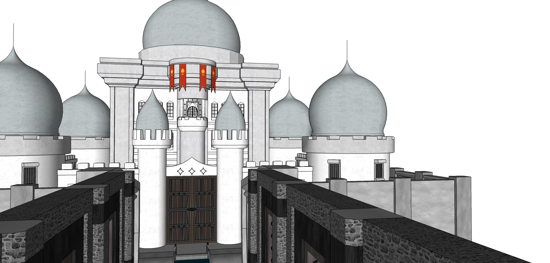 Medieval Castle Square