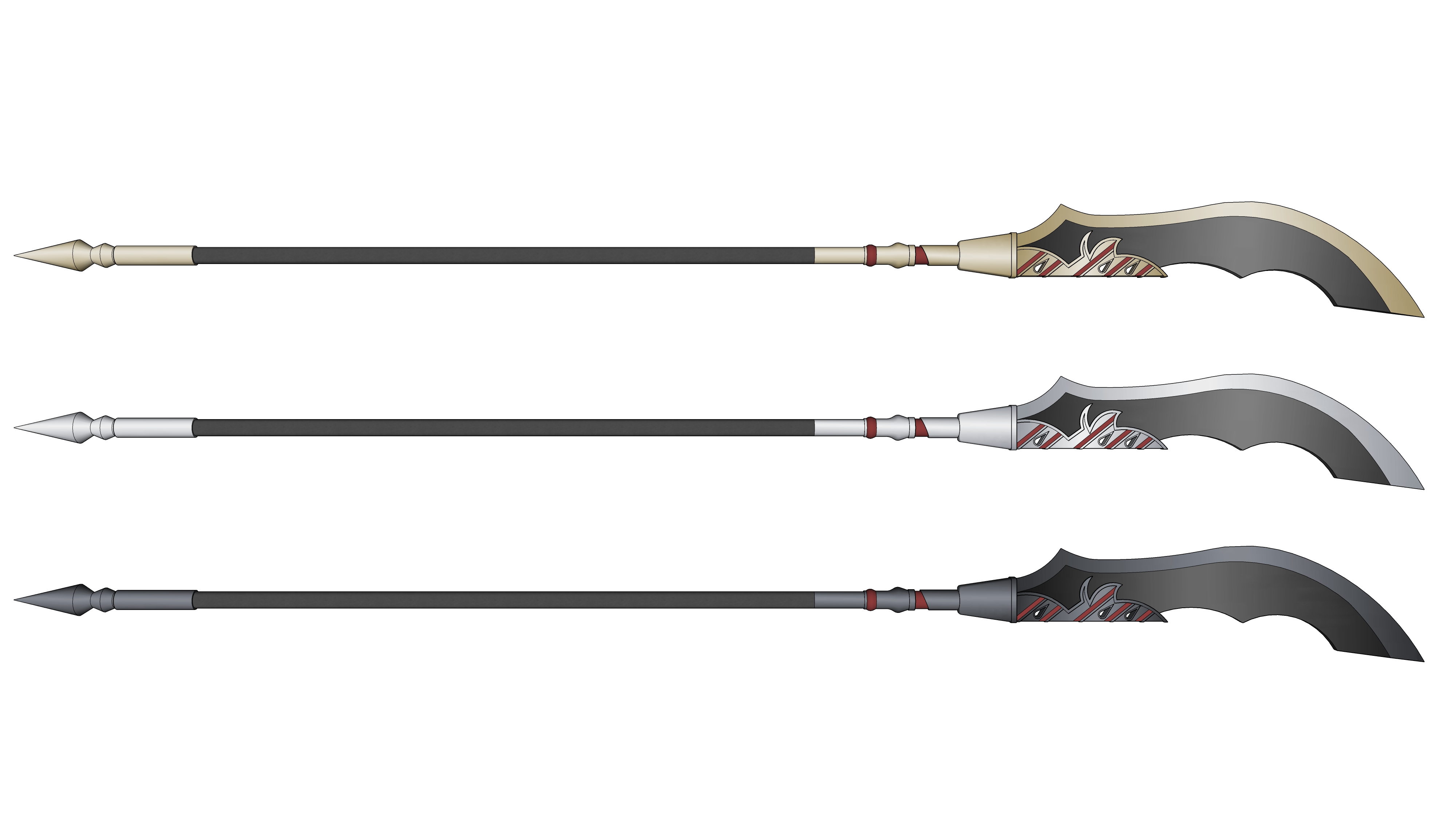 Fantasy Weapon - Spear (15 Types)