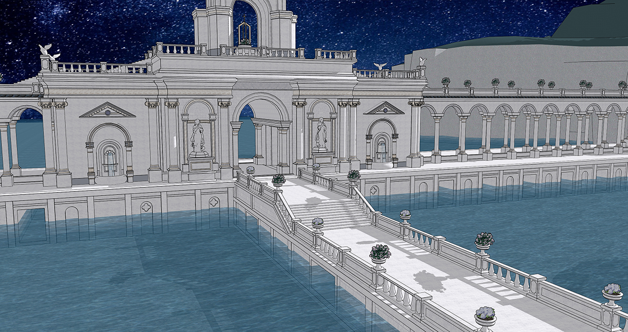 3 Types of Fantasy Temple Exteriors