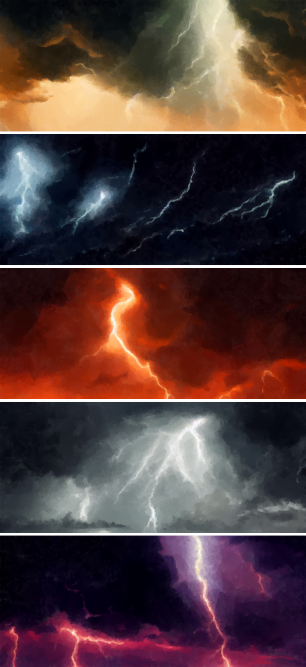 Drawing Background Pack: Apocalypse Sky 175+ (A Set)
