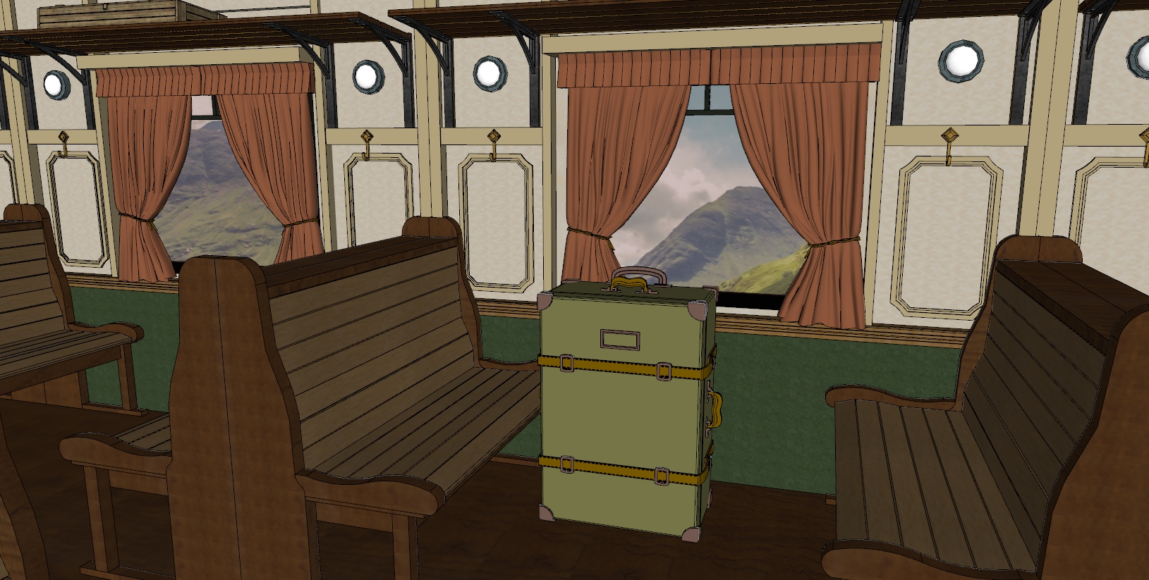 UK/Europe - Train interior 4 types