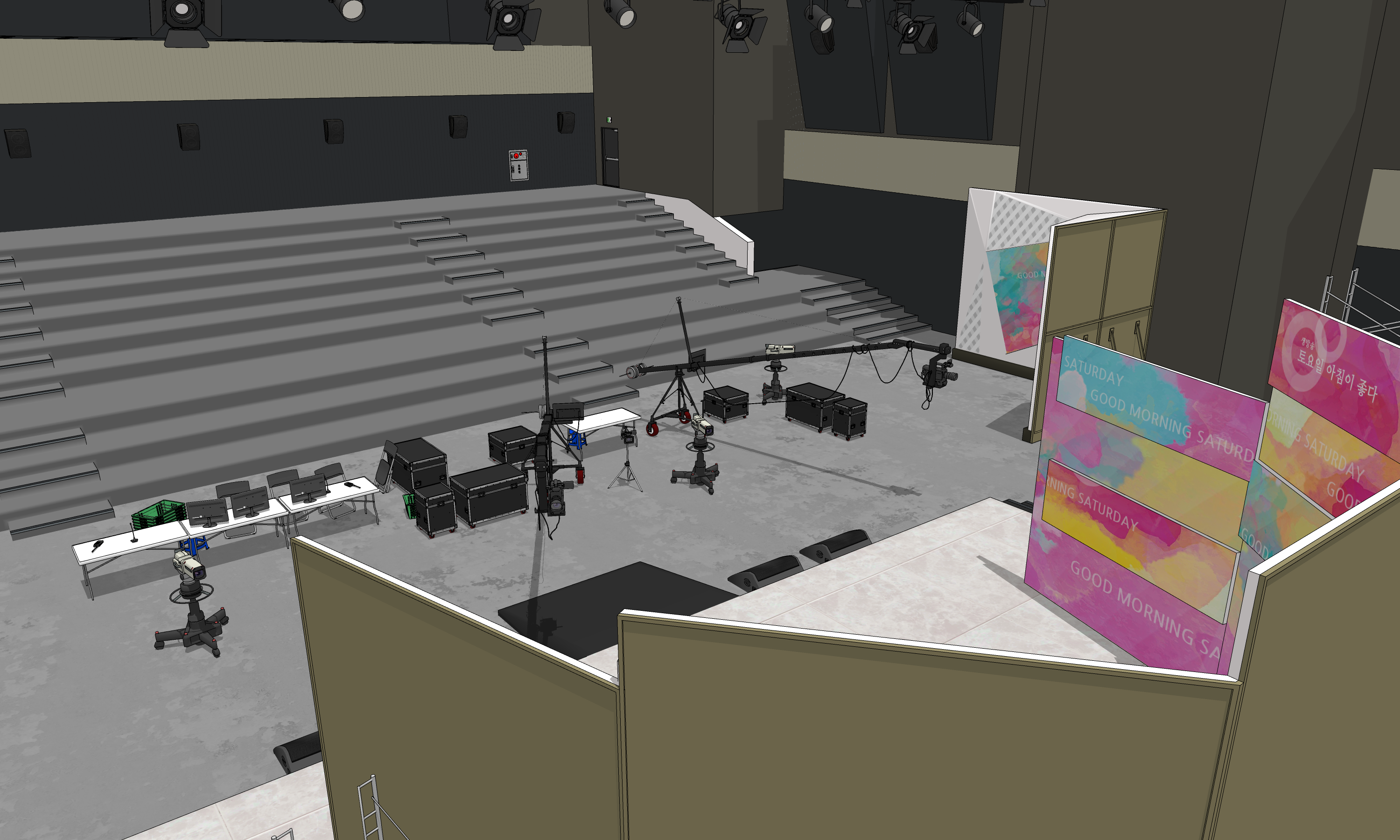 Three Types of Broadcasting Station Sets