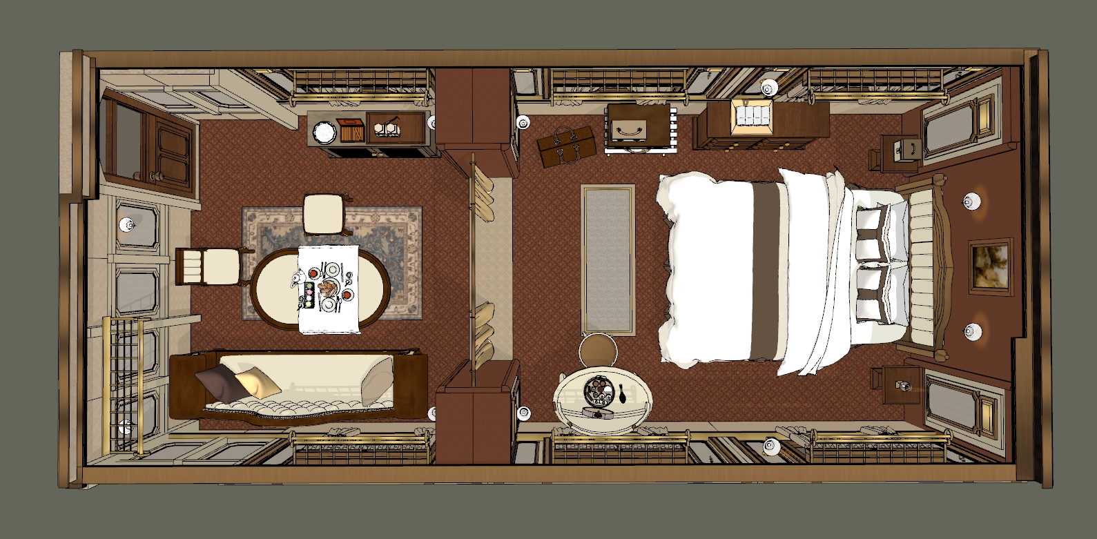 UK/Europe - Train interior 4 types