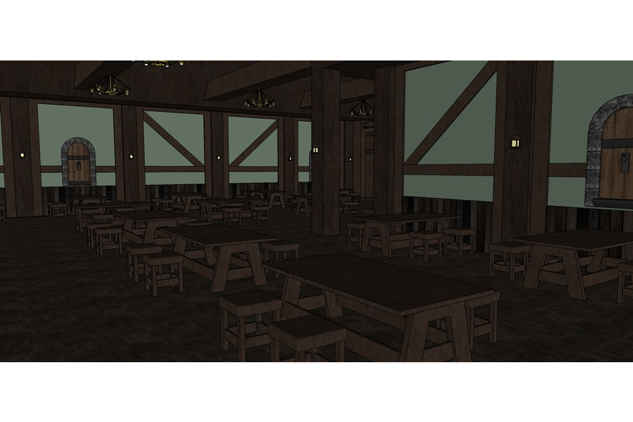Medieval Pub Interior